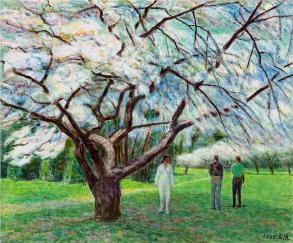 Li Shih-chiao | Cherry Blossoms (1987) | MutualArt