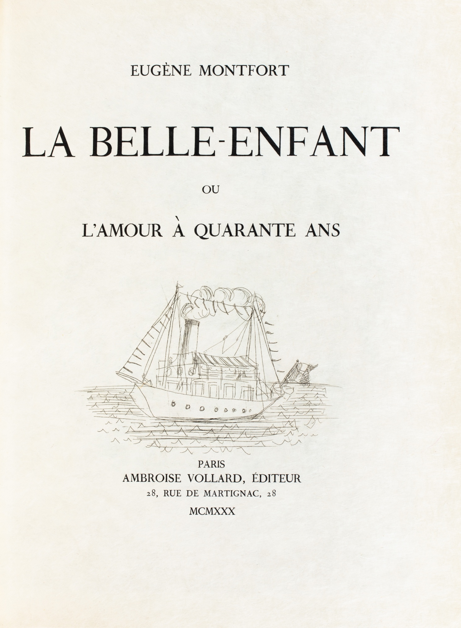 Raoul Dufy | La Belle enfant ou L'Amour à quarante ans . (1930) | MutualArt