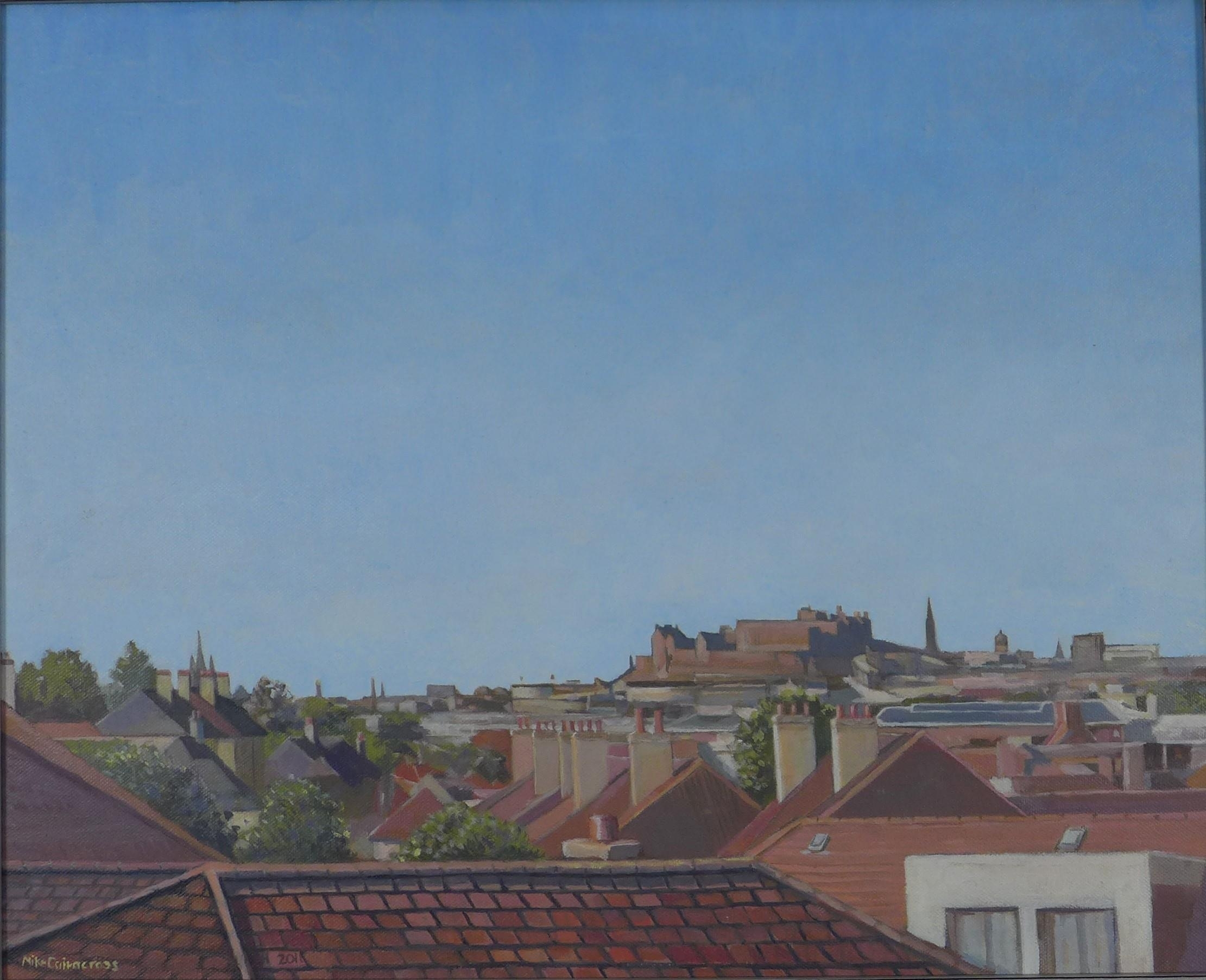 Michael Cairncross | EDINBURGH CASTLE SKYLINE | MutualArt