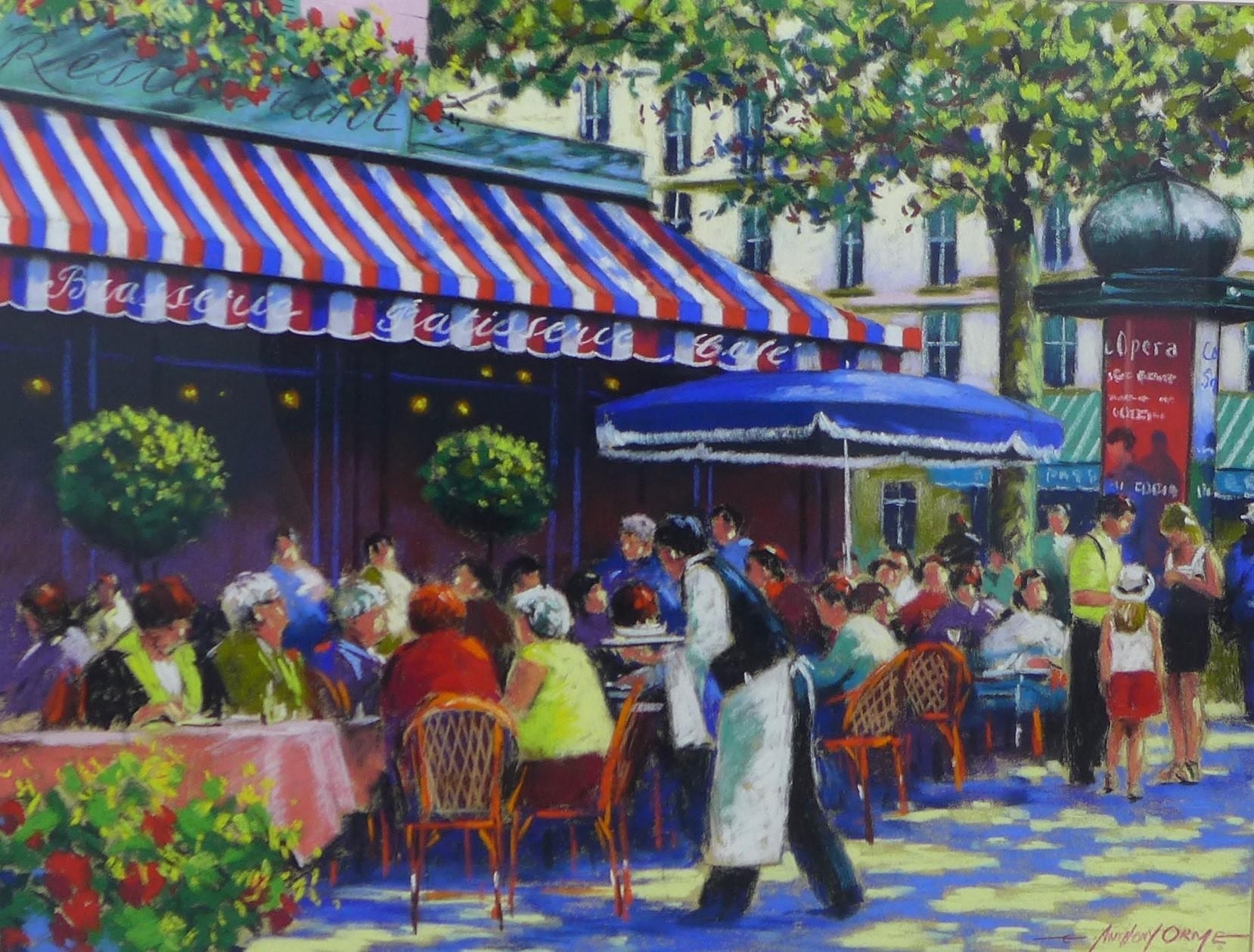 Anthony Orme | UNTITLED PARISIEN CAFE SCENE | MutualArt