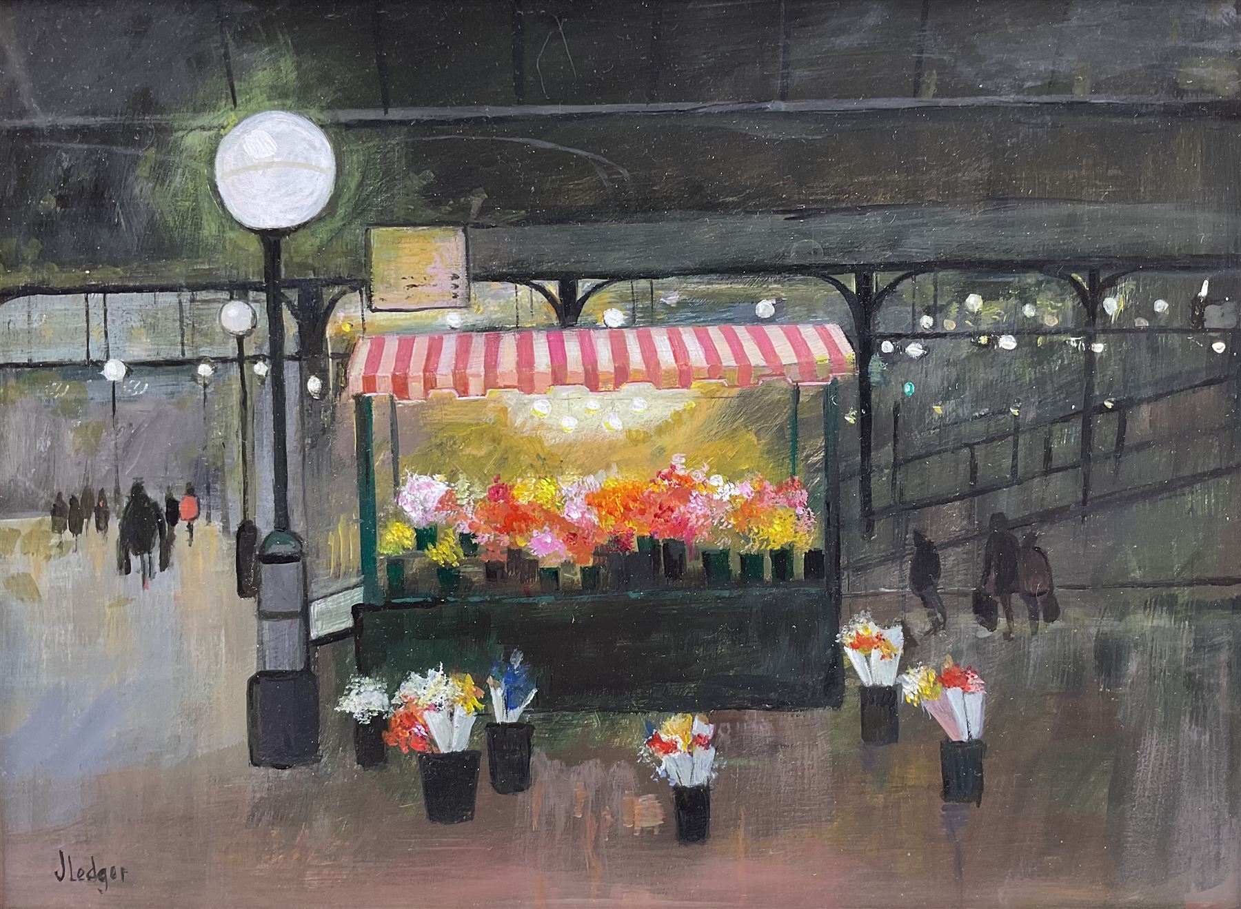 Janet Ledger | 'Flowers at Newcastle Station II' | MutualArt