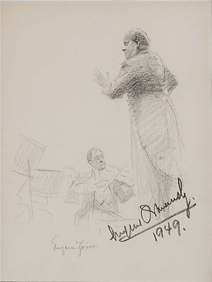 Eugen Spiro | Eugene Ormandy (1949) | MutualArt