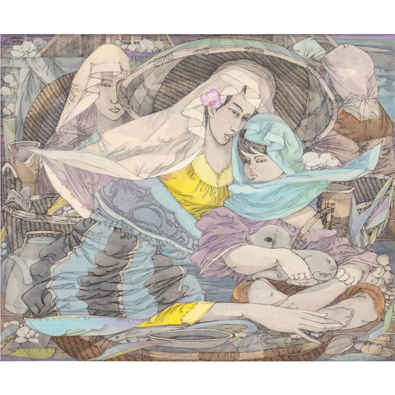 Jeff Dizon | At the Market (1992) | MutualArt