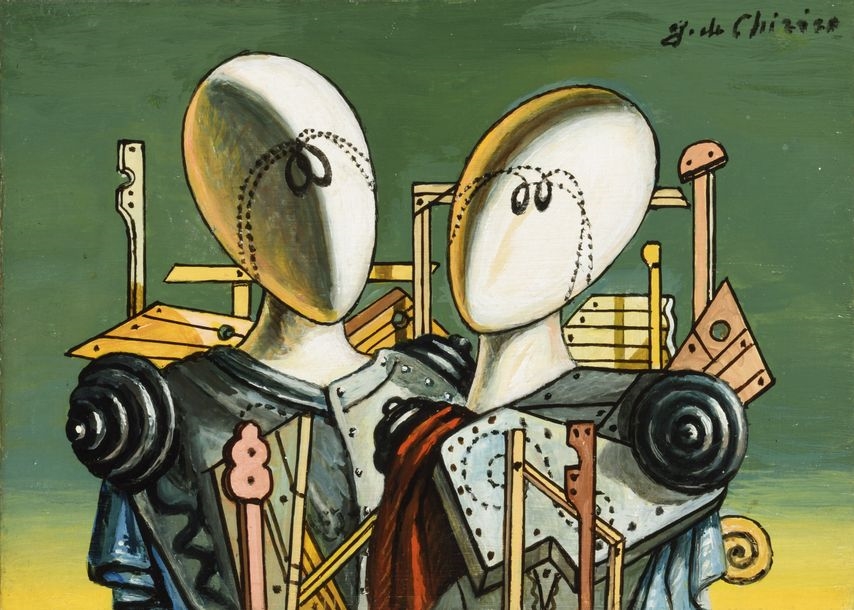 Giorgio de Chirico | ETTORE E ANDROMACA (Circa 1974) | MutualArt