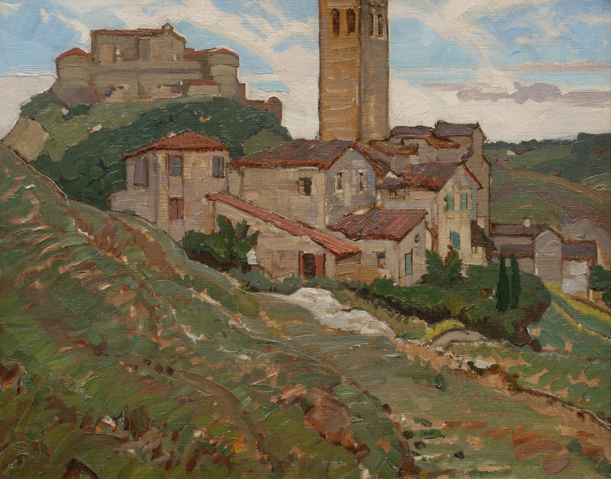 Dean Cornwell | Tuscan Village | MutualArt