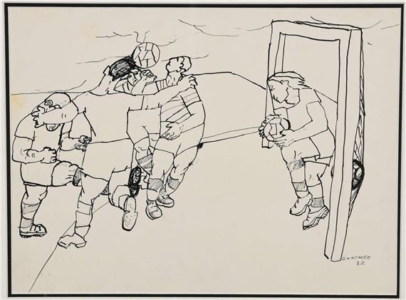 Marcel Gonzalez | Les footballeurs | MutualArt