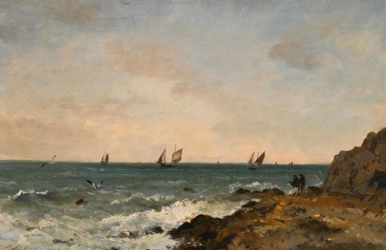 Caroline Espinet | Bord de mer animé | MutualArt