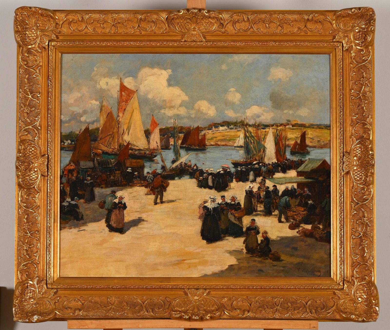 Fernand Marie Eugène Legout-Gérard | Le départ à Concarneau | MutualArt