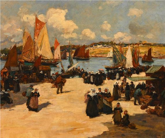 Fernand Marie Eugène Legout-Gérard | Le départ à Concarneau | MutualArt