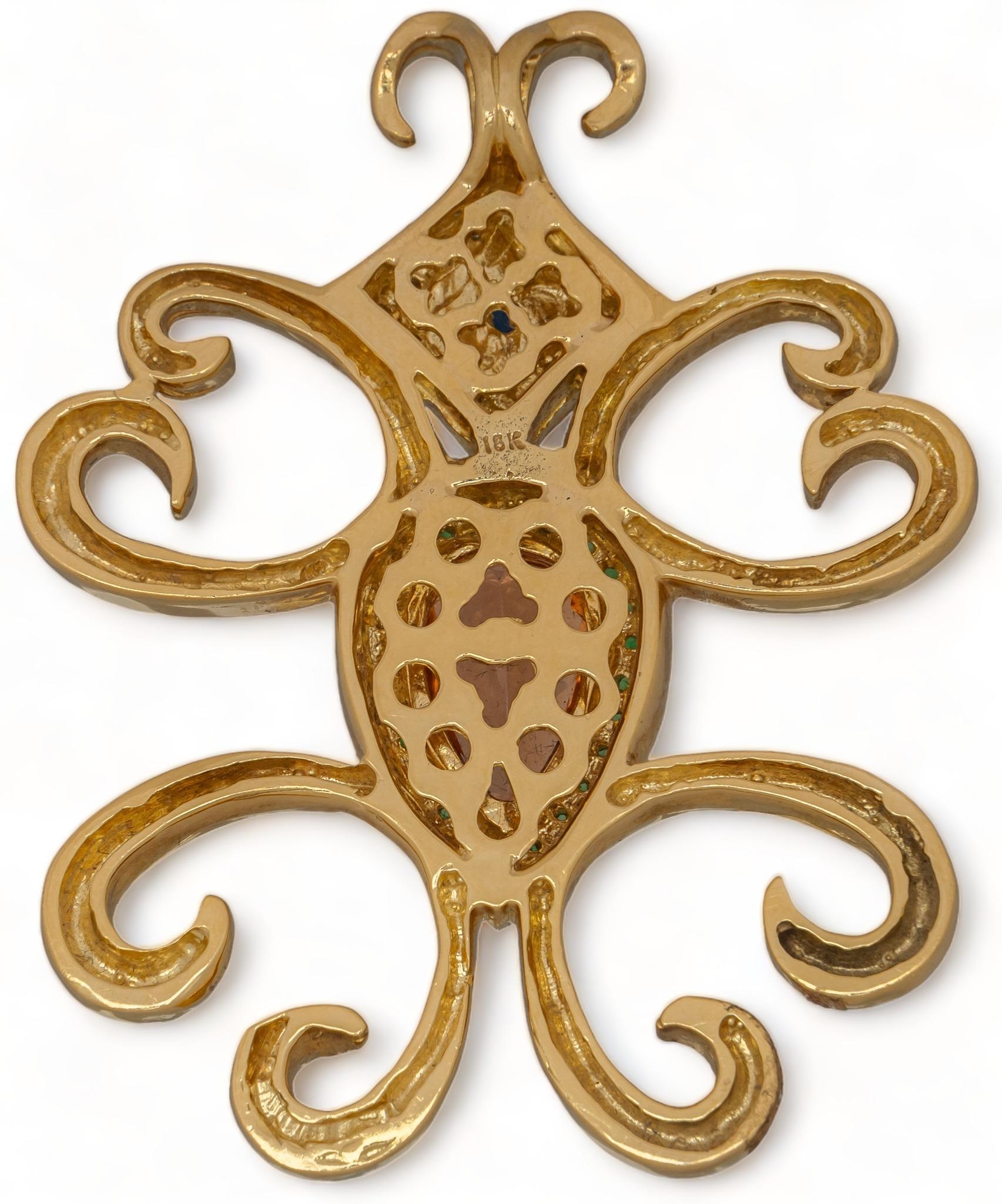 Estelle Sylvia Pankhurst | Antique 18K Gold Suffragette Pendant | MutualArt