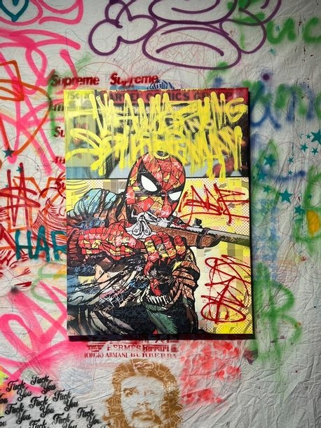 James Dillon Wright | The Amazing Spiderman Western Cowboy Graffiti ...