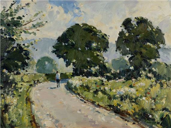 Edwin Vincent Forrest | Summer Hedgerow, Gower Road, Trefriw | MutualArt