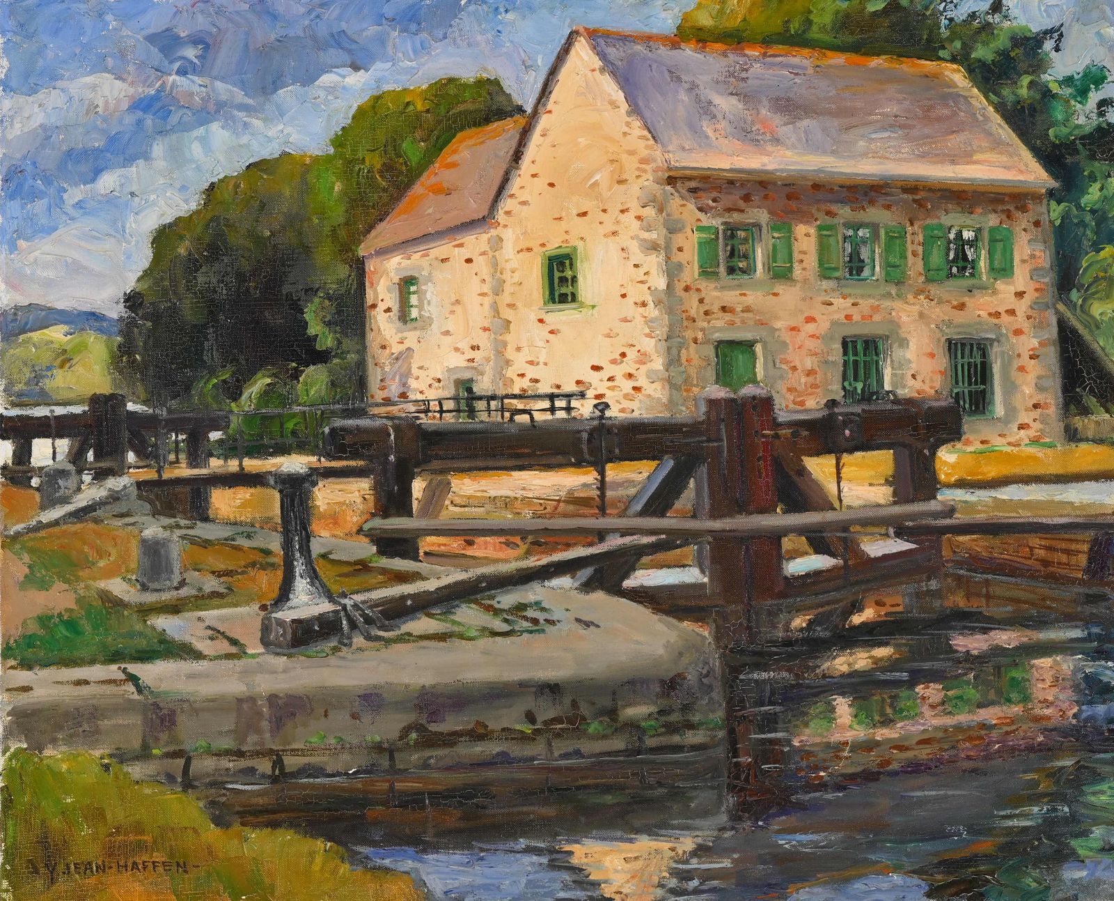 Yvonne Jean Haffen | Ecluse sur la Rance | MutualArt