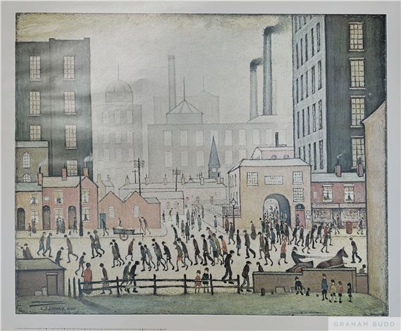 Laurence Stephen Lowry | 'Coming from the Mill' (1976) | MutualArt