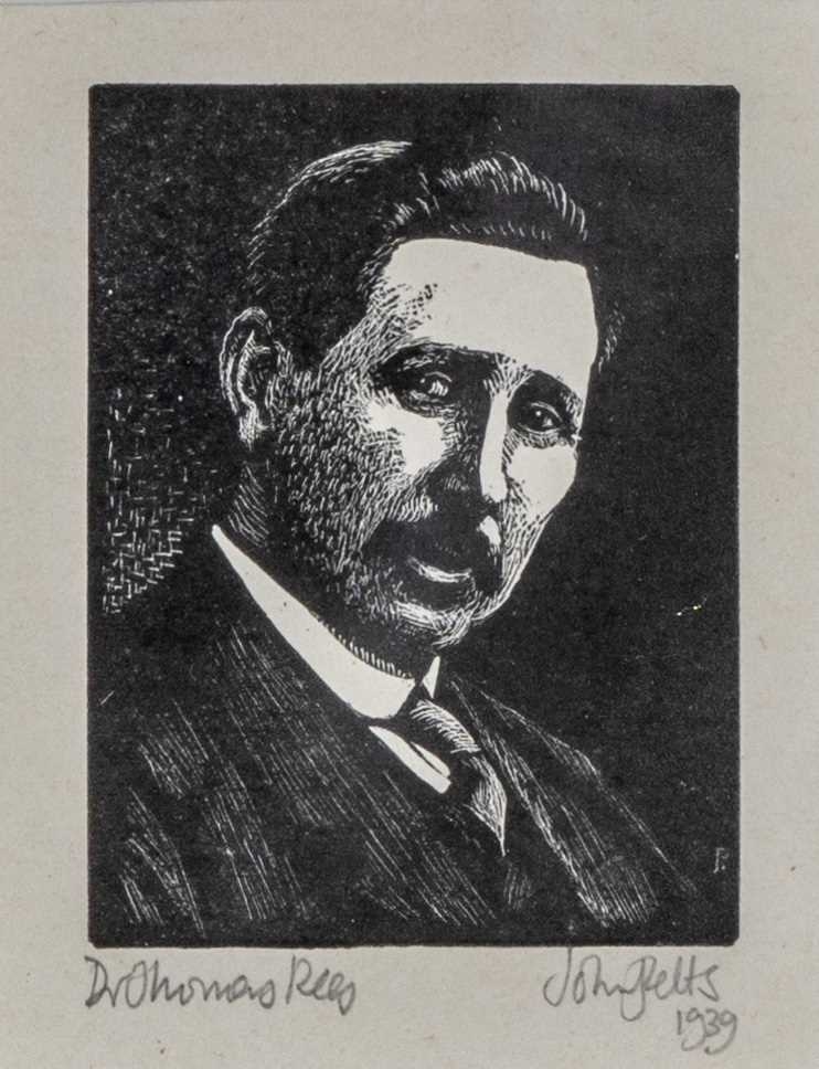 John Petts | ‡ JOHN PETTS wood engraving - portrait of Doctor Thomas ...
