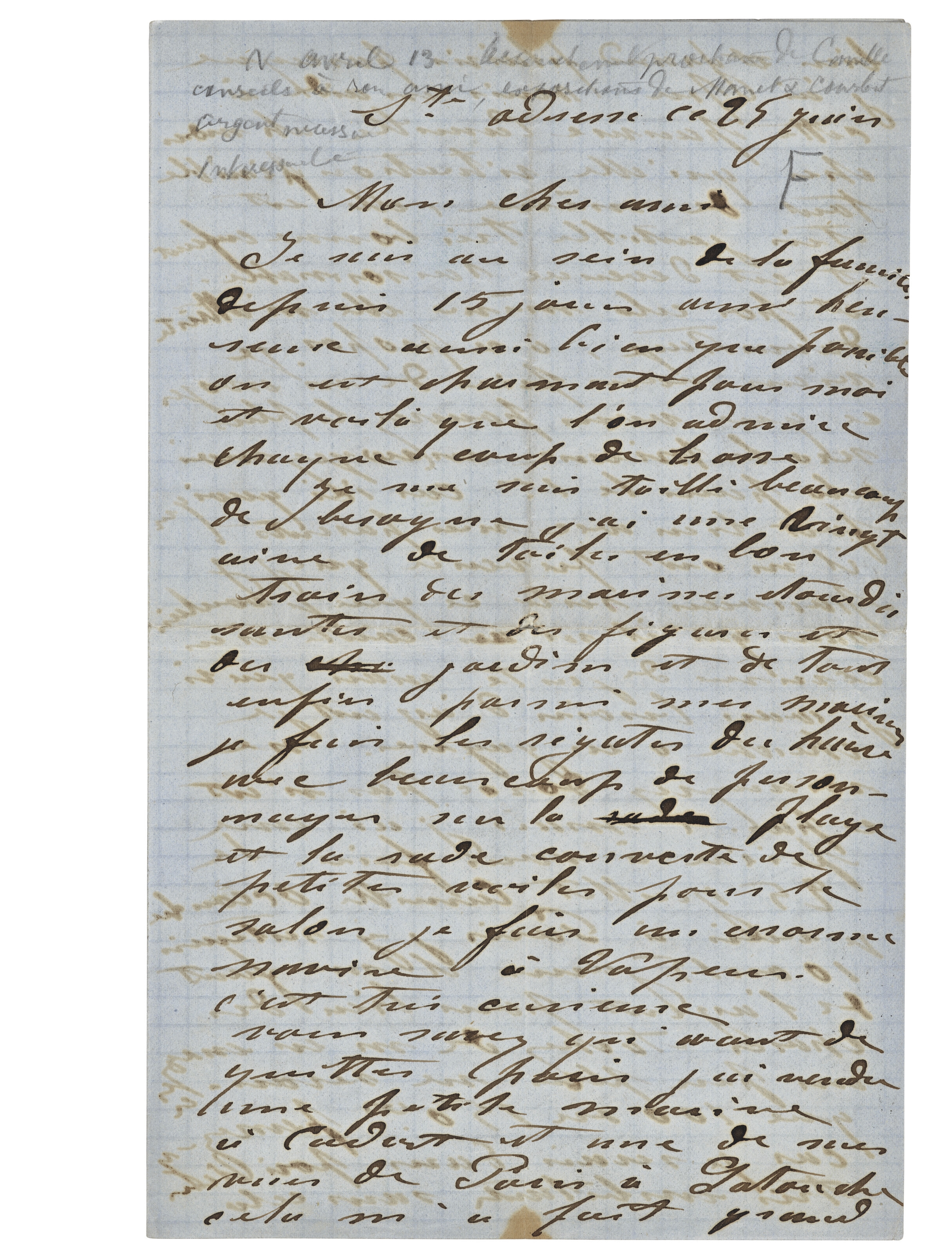 Claude Monet | Autograph letter signed ('Claude Monet') to [his friend ...