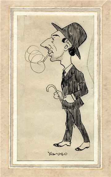 Yambo | Caricatura di Carlo Carrà. (1914) | MutualArt