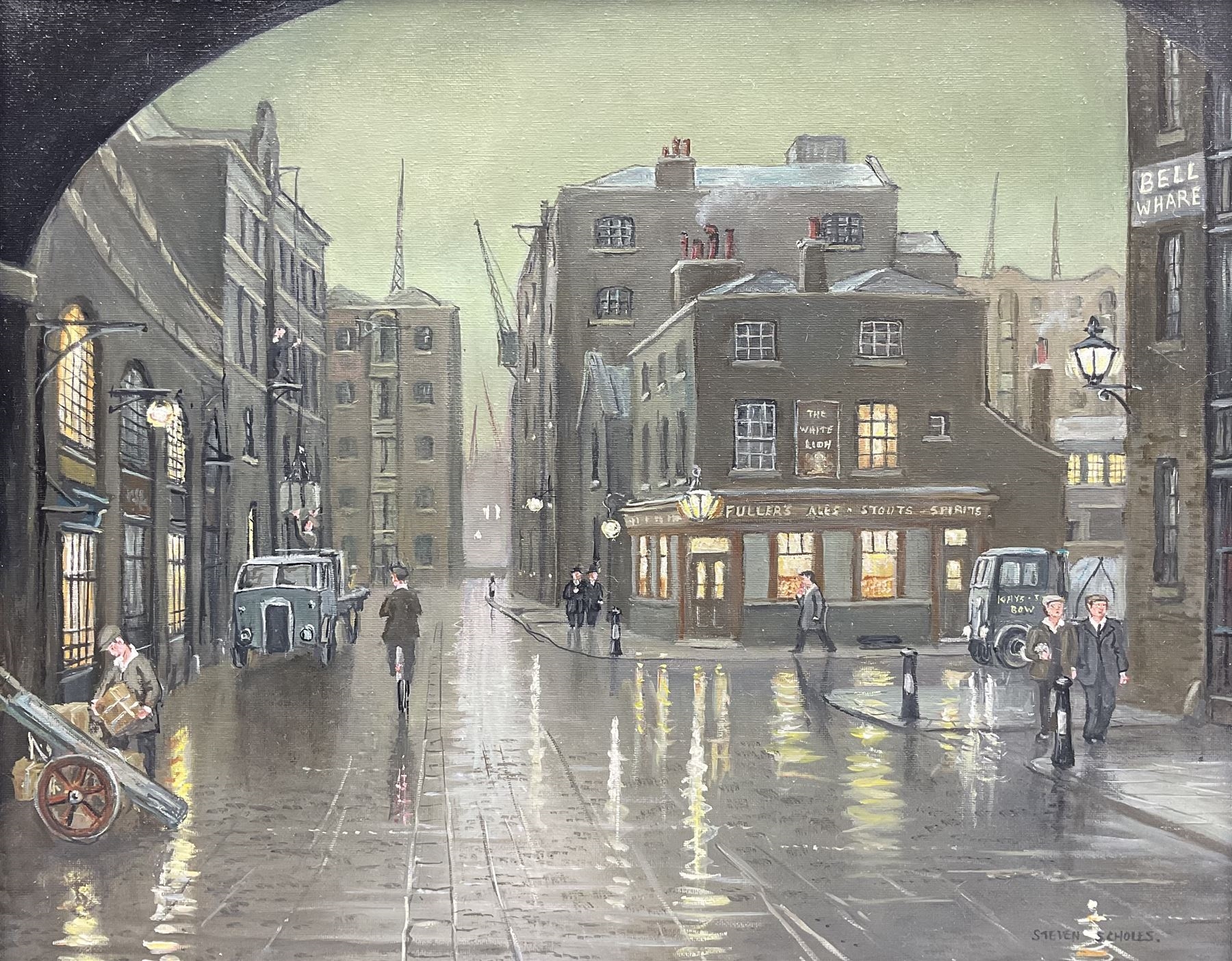 Steven Scholes | The Borough Market Southwark London (1962) | MutualArt