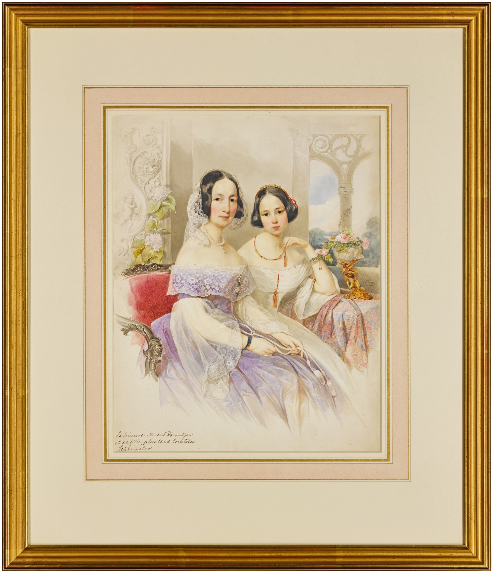 Waldemar Ivanovitch Hau | Princess Elizaveta Vorontsova and her ...