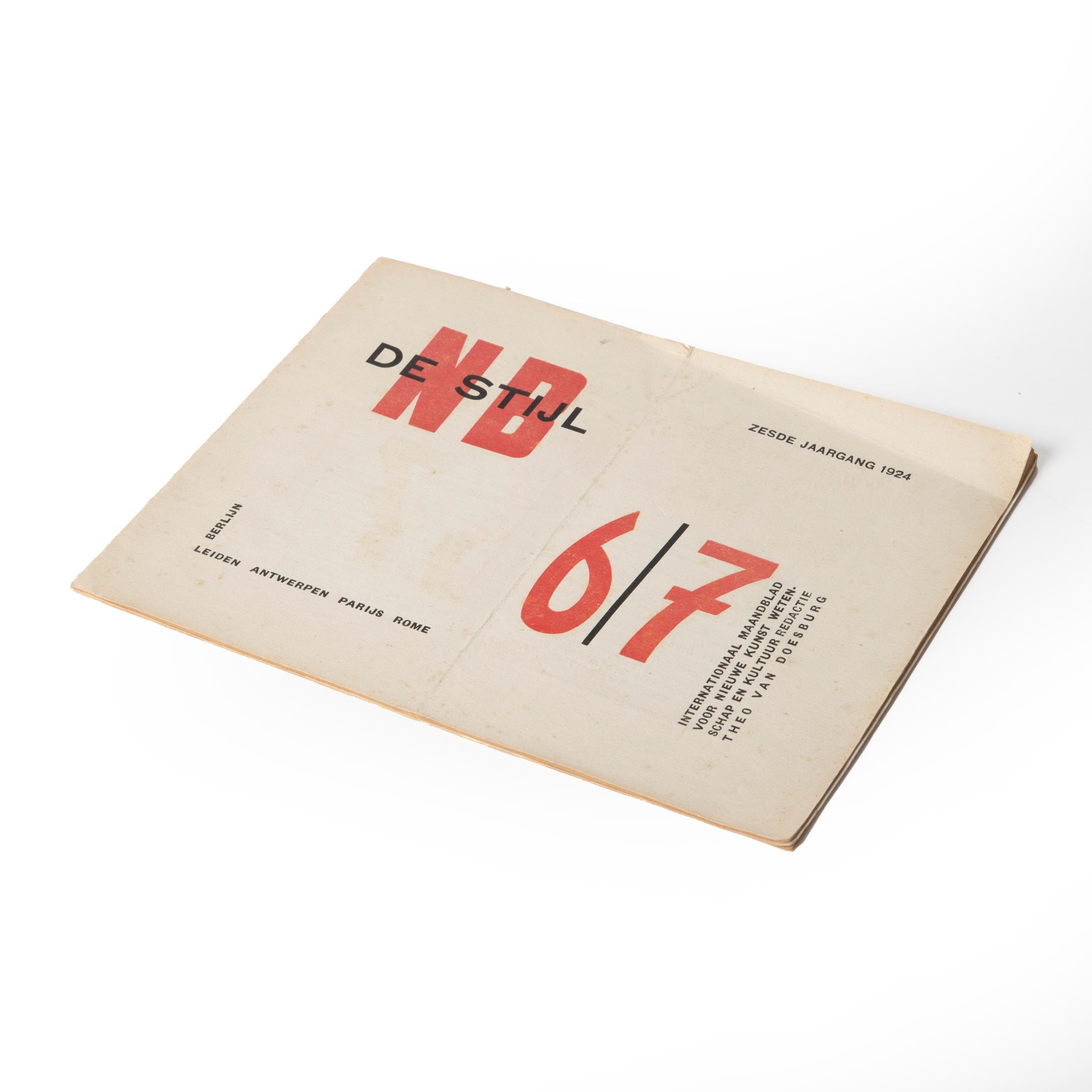 Theo van Doesburg | Three De Stijl magazines (1927) | MutualArt