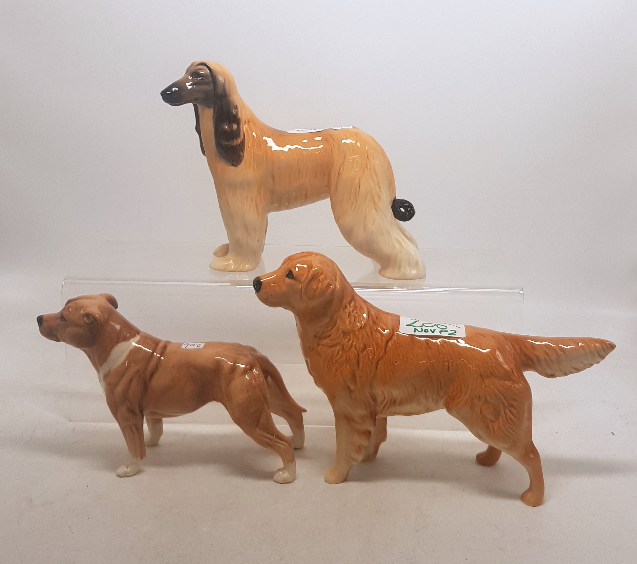 Staffordshire | A collection of Beswick dogs to include Afghan Hound ...