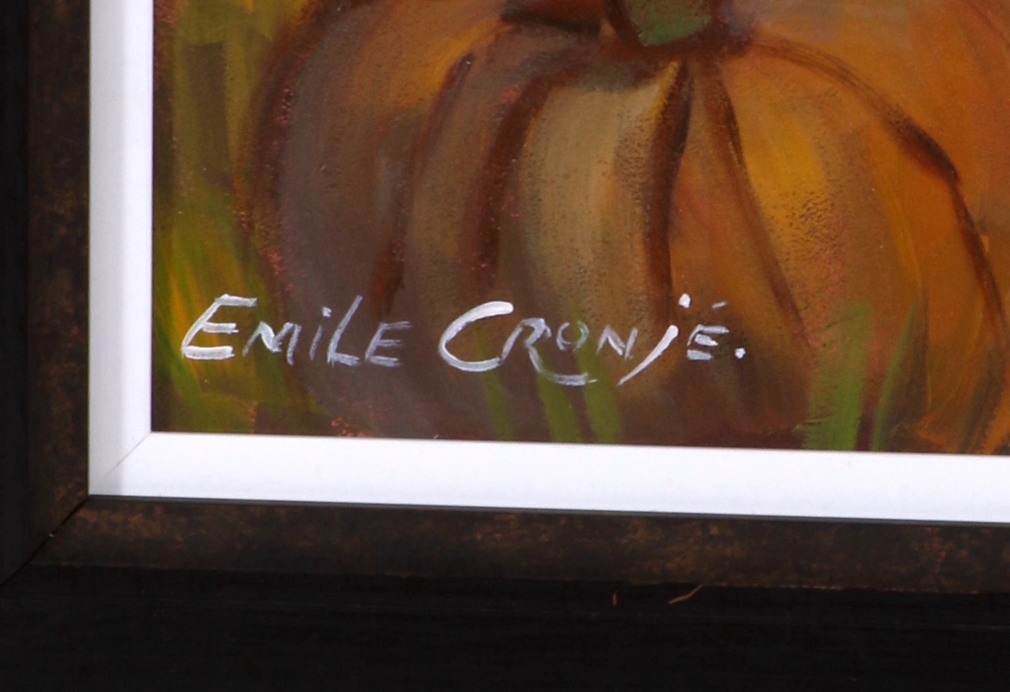 Emile Cronje | MAN HARVESTING PUMPKINS | MutualArt