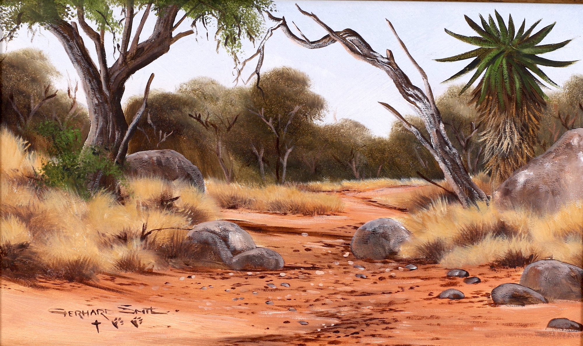Gerhard Smit | ROAD LEADING THROUGH THE BUSHVELD | MutualArt