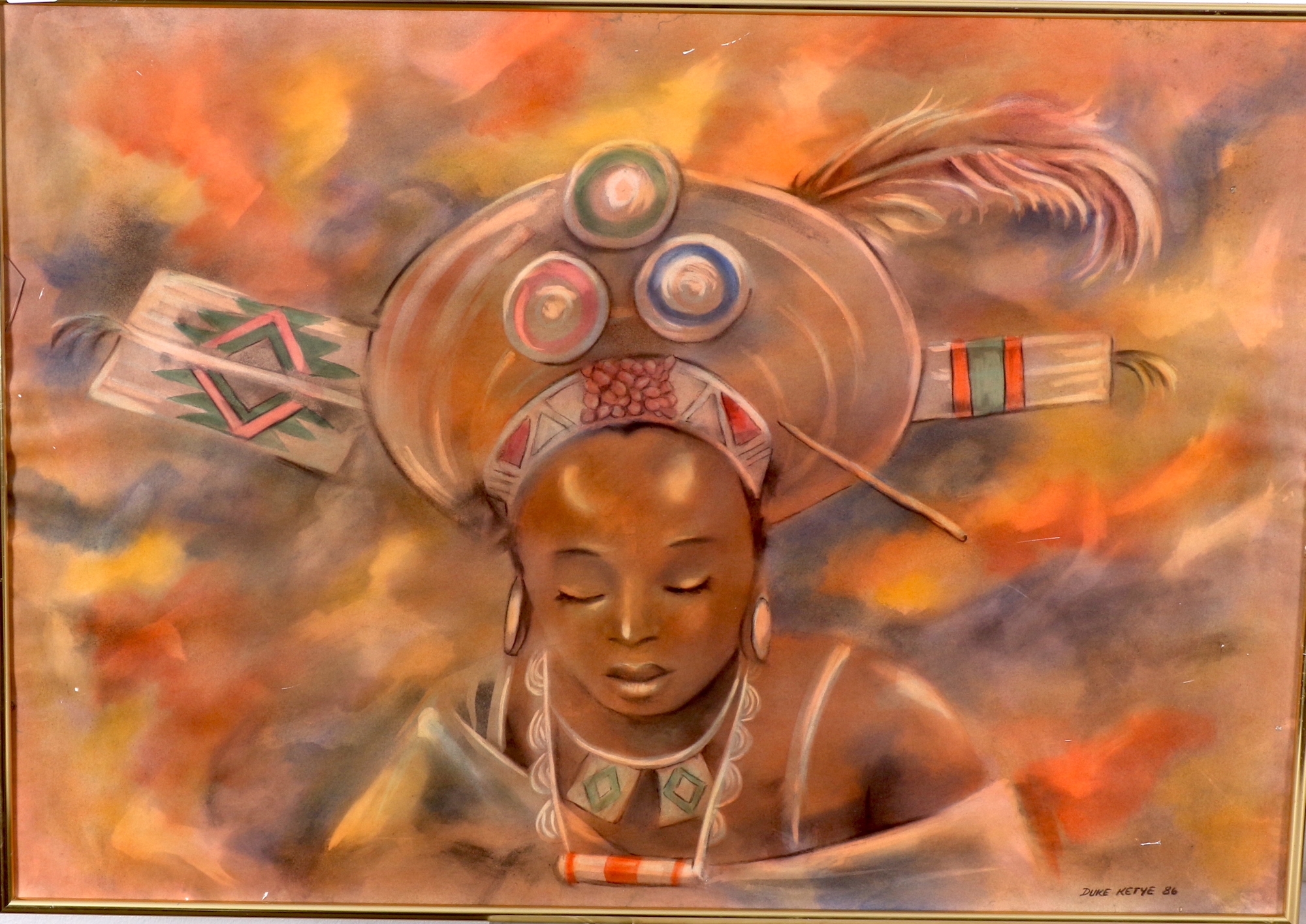 Duke Ketye | PORTRAIT OF AN AFRICAN QUEEN | MutualArt