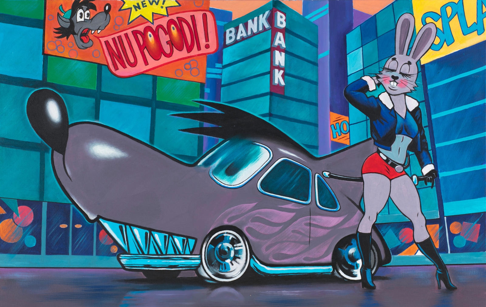 Alexander Savko | Beware of the car (2023) | MutualArt