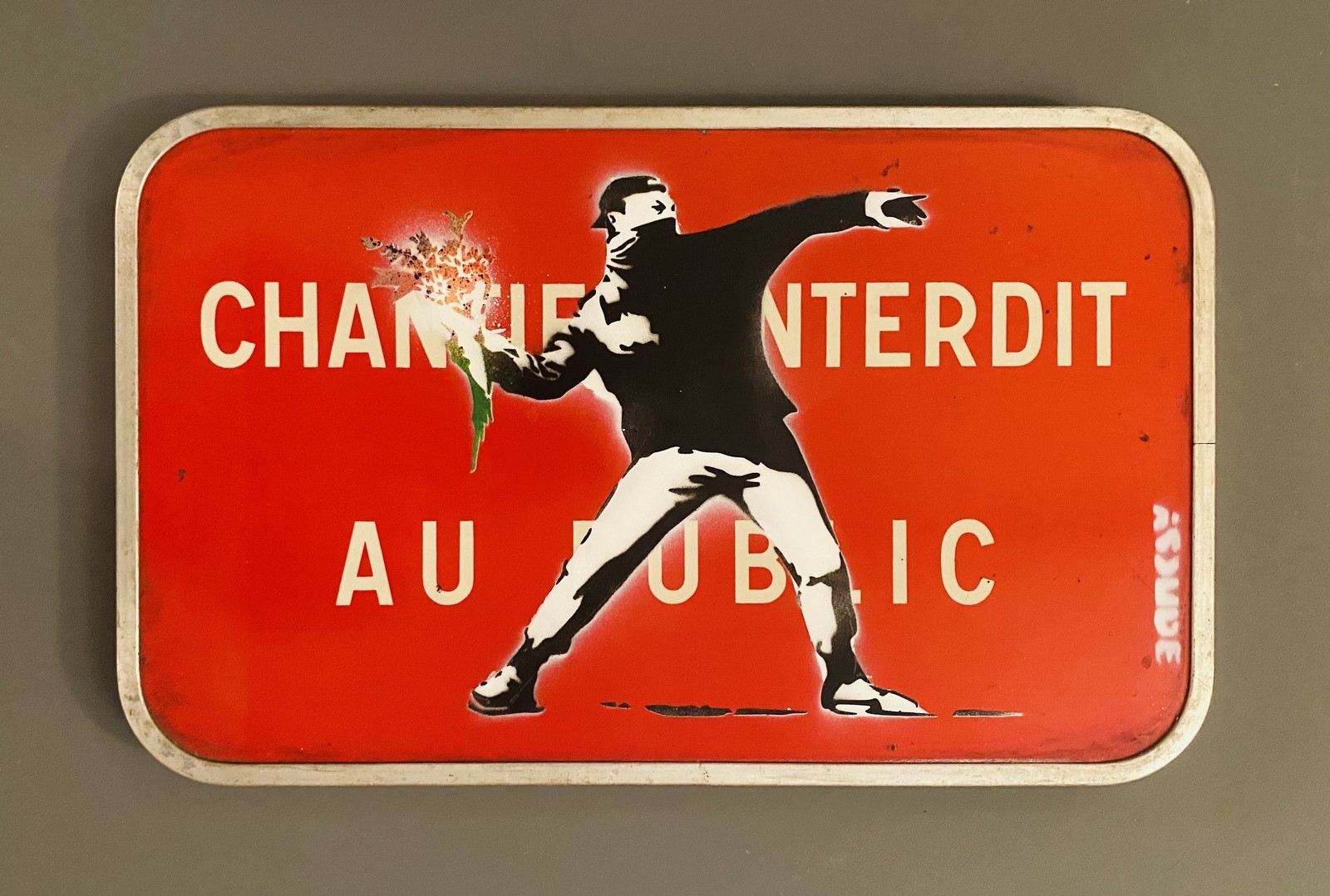 Banksy | flower thrower | MutualArt