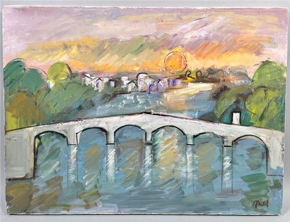 Vladimir Nedel | Twilight in Gien | MutualArt