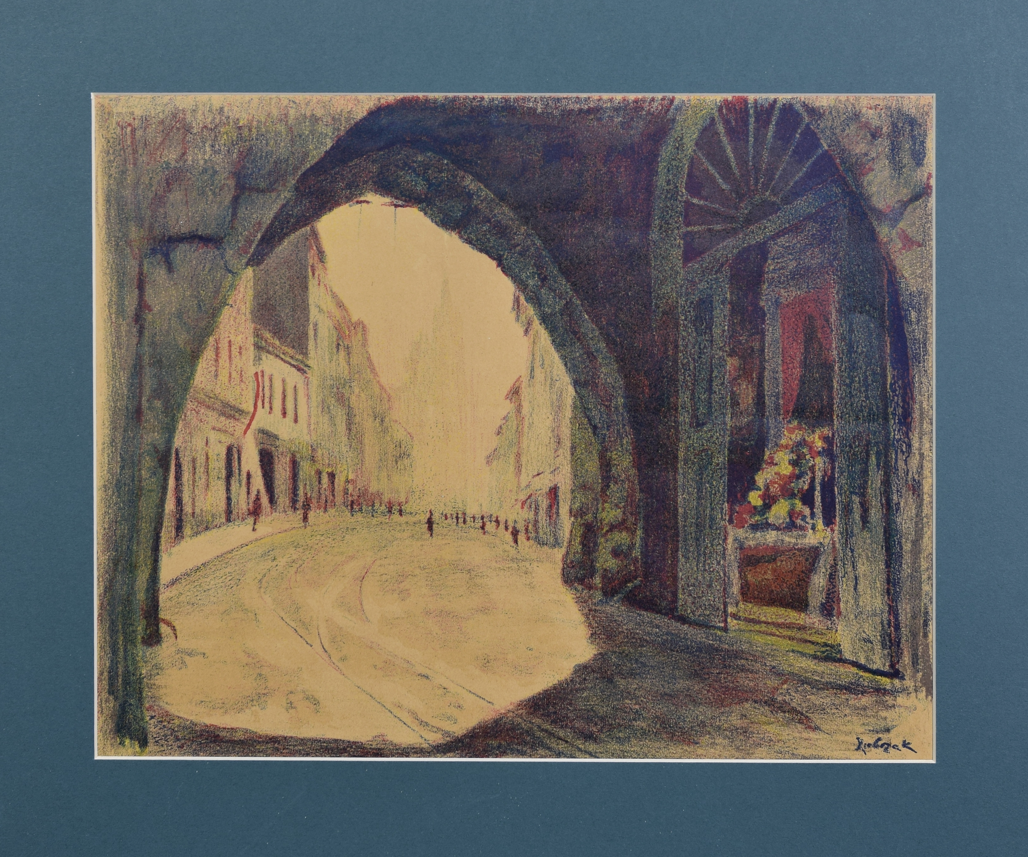 Jan Rubczak | Brama Floriańska - z teki „Kraków” (1926) | MutualArt