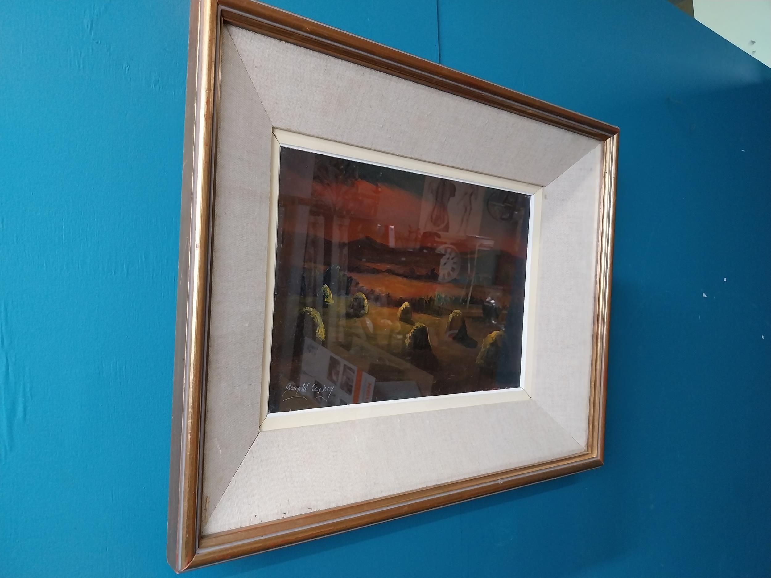 George McConkey | George McConkey Haystacks Co Wicklow framed oil on ...