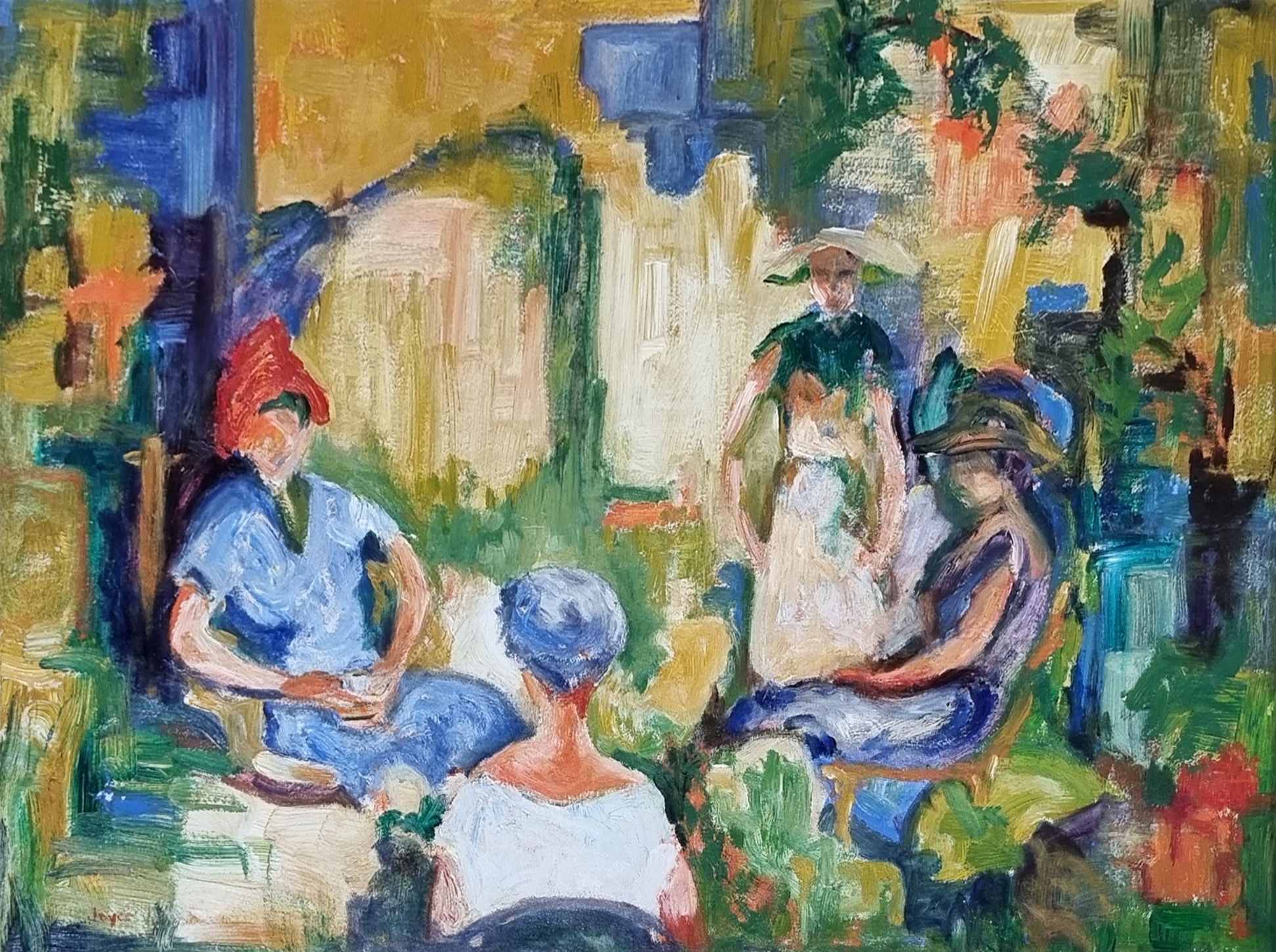 Ena Joyce | 'Women in a Garden' | MutualArt
