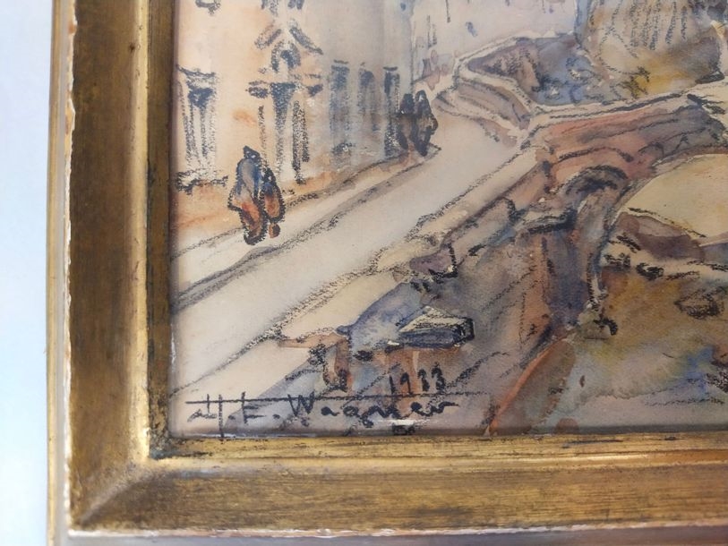 Hermann Edouard Wagner | The Rio Dauro in Granada (2023) | MutualArt