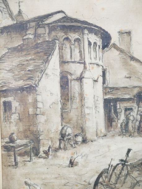 Rene Roussel | Apse of Saint-Martin d'Ardentes church (2023) | MutualArt