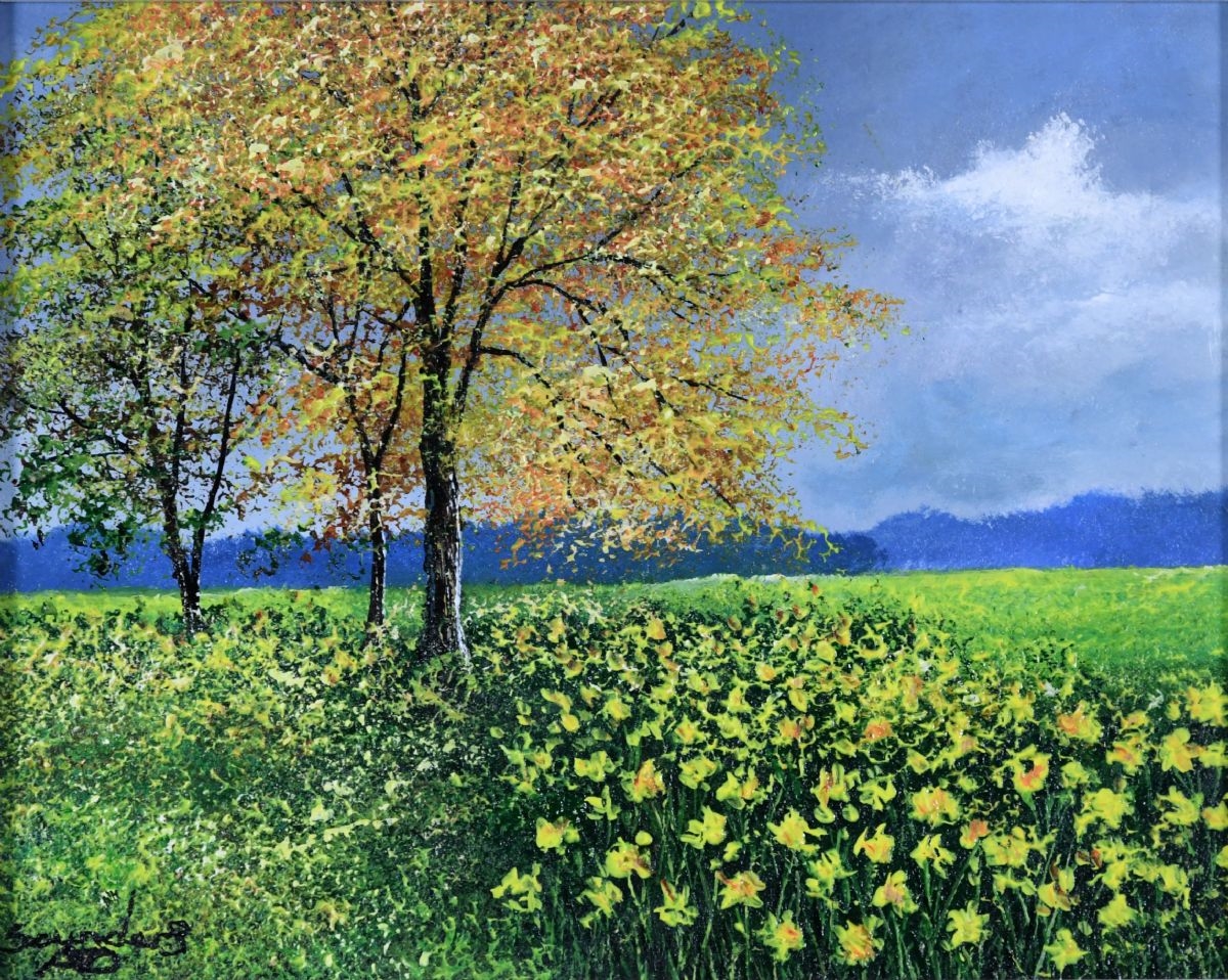Andy Saunders | A Host of Golden Daffodils | MutualArt