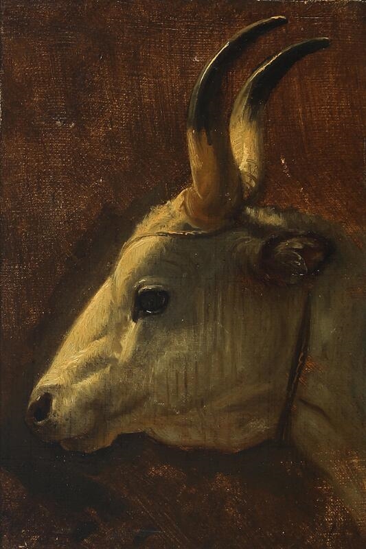 Ernst Ahron Meyer | Studie of a cattle | MutualArt