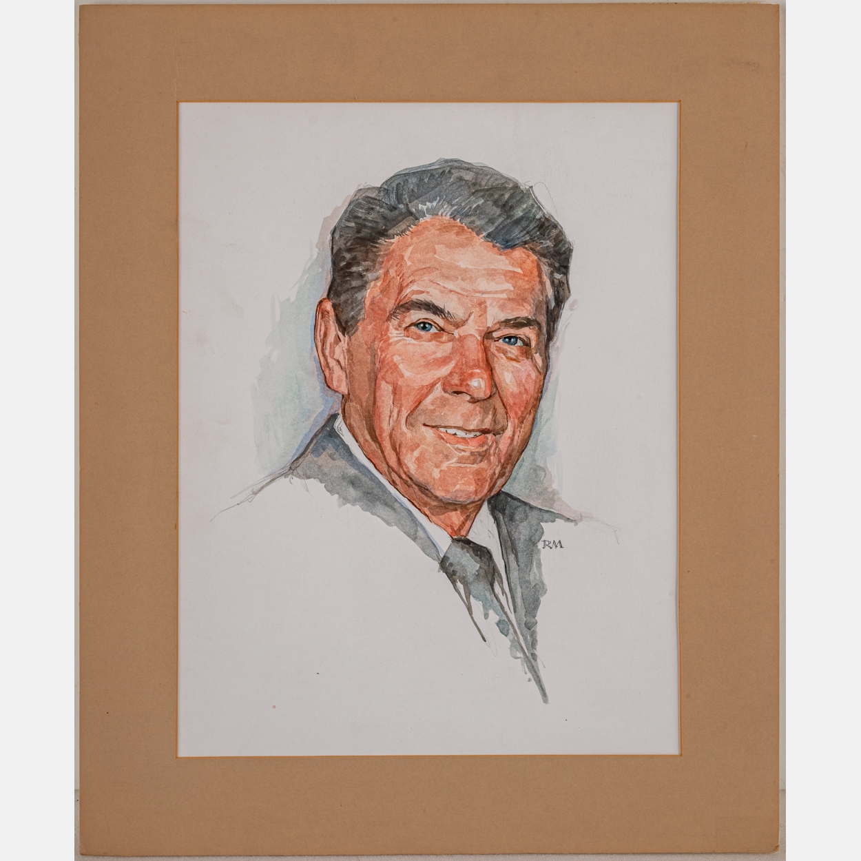 Robert M. Moyer | Portrait of Ronald Reagan | MutualArt