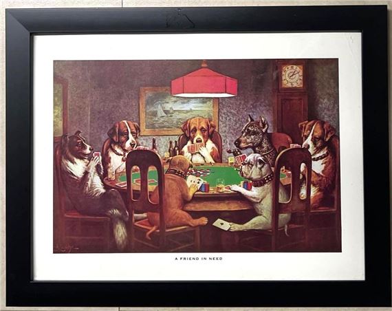 Cassius Marcellus Coolidge | Very Rare Vintage Dogs Playing Poker C.M ...