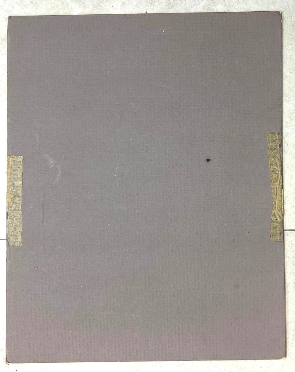 Hermanas Scull | Mixed Media on paper glued on cardboard signed ...