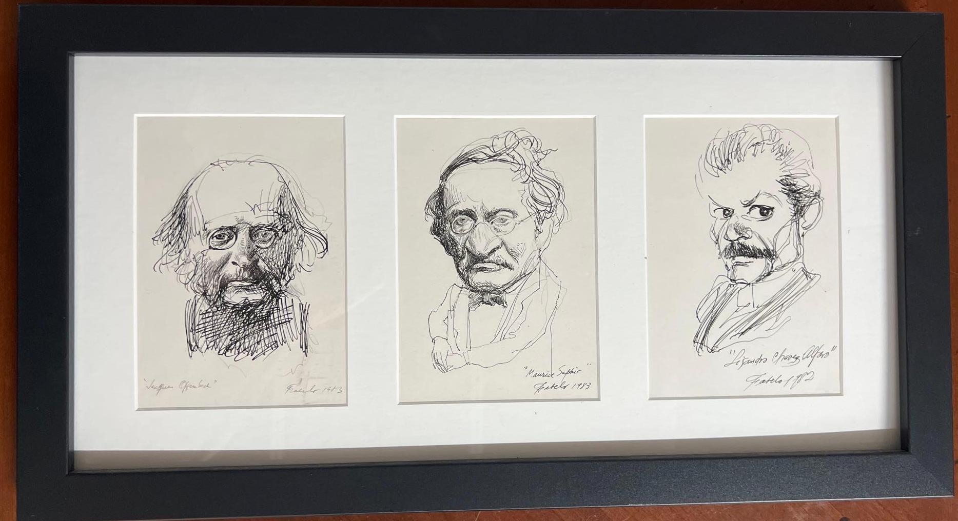 Roberto Fabelo | Roberto Fabelo, Cuba (Born 1951). Three pen and ink ...