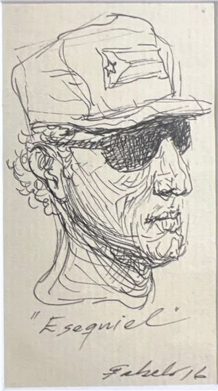 Roberto Fabelo | Roberto Fabelo, Cuba (Born 1951). Pen and ink portrait ...