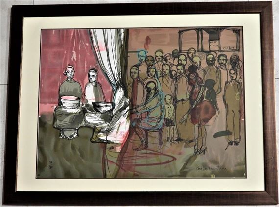 Carlos Quintana | Framed Serigraph by Carlos Quintana signed and ...
