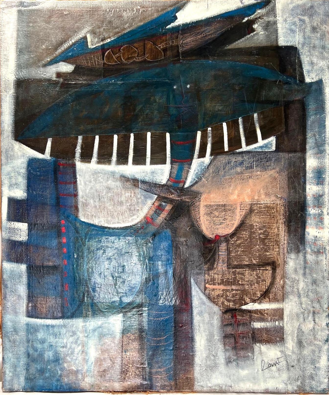 Albert Danet | Oil on Jute canvas signed Alberto DONET Lower Right ...