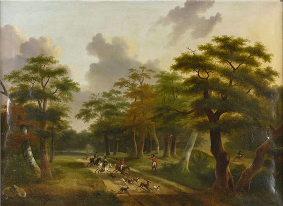 Philippe Budelot | Hunting scene | MutualArt