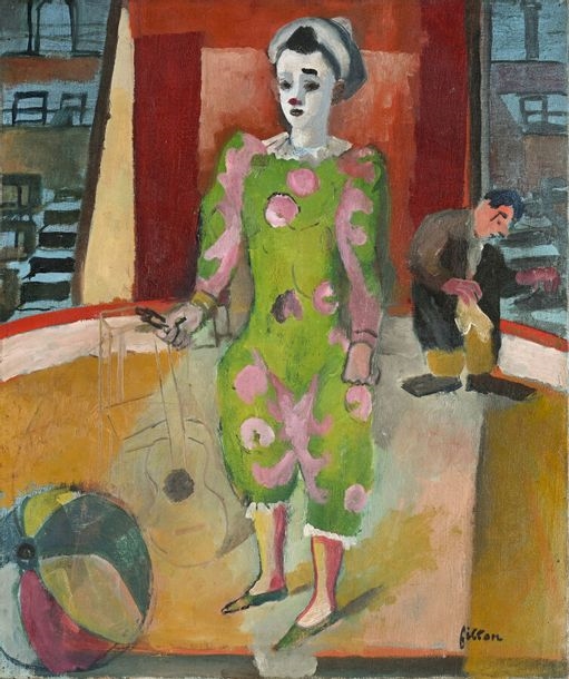 Arthur Fillon | The white clown | MutualArt