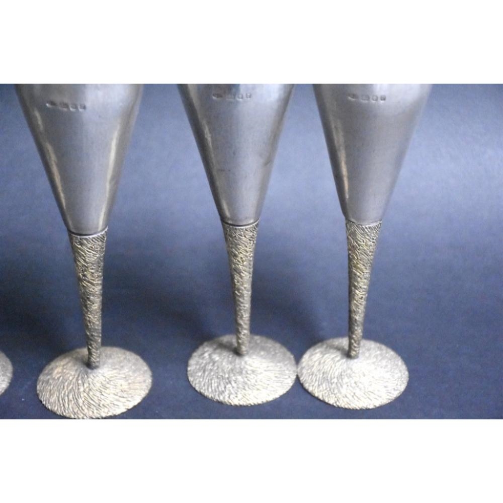 Stuart Devlin | A set of six Stuart Devlin gilt and sterling silver ...