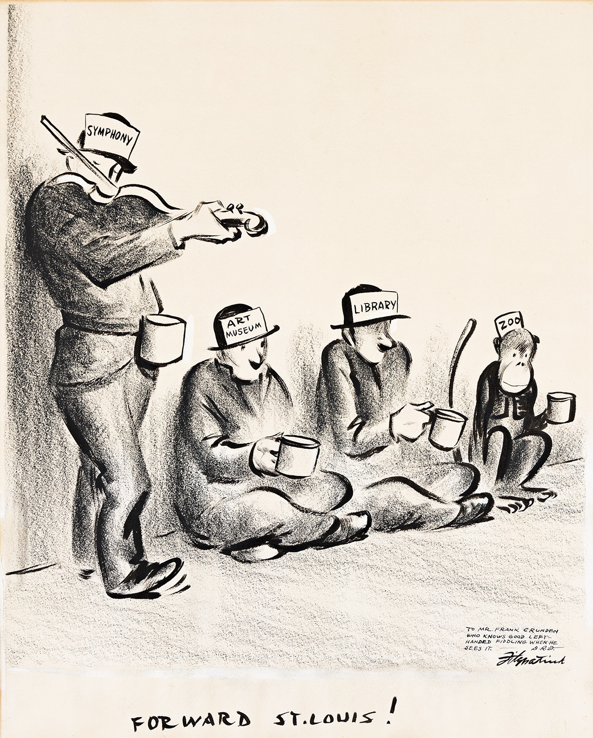 Daniel R. Fitzpatrick | How to close the gap, June 7, 1948 (1948 ...