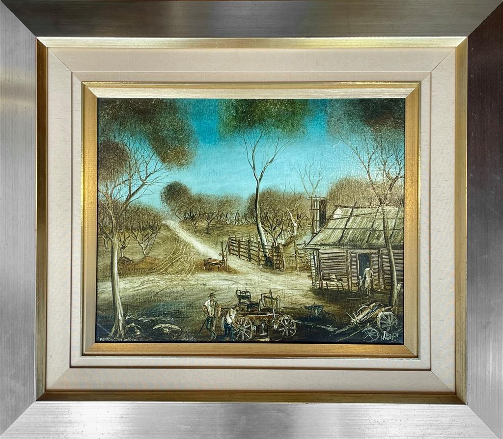 Kevin Charles Hart | Repairing the Wagon (1972) | MutualArt